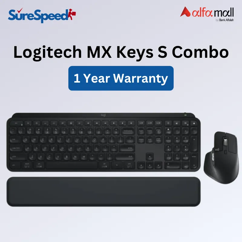 Logitech Mx Keys S Wireless Keyboard And Mouse Combo Alfamall