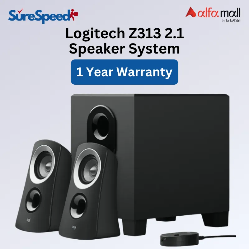 Logitech Z313 2 1 Speaker System With Subwoofer Alfamall