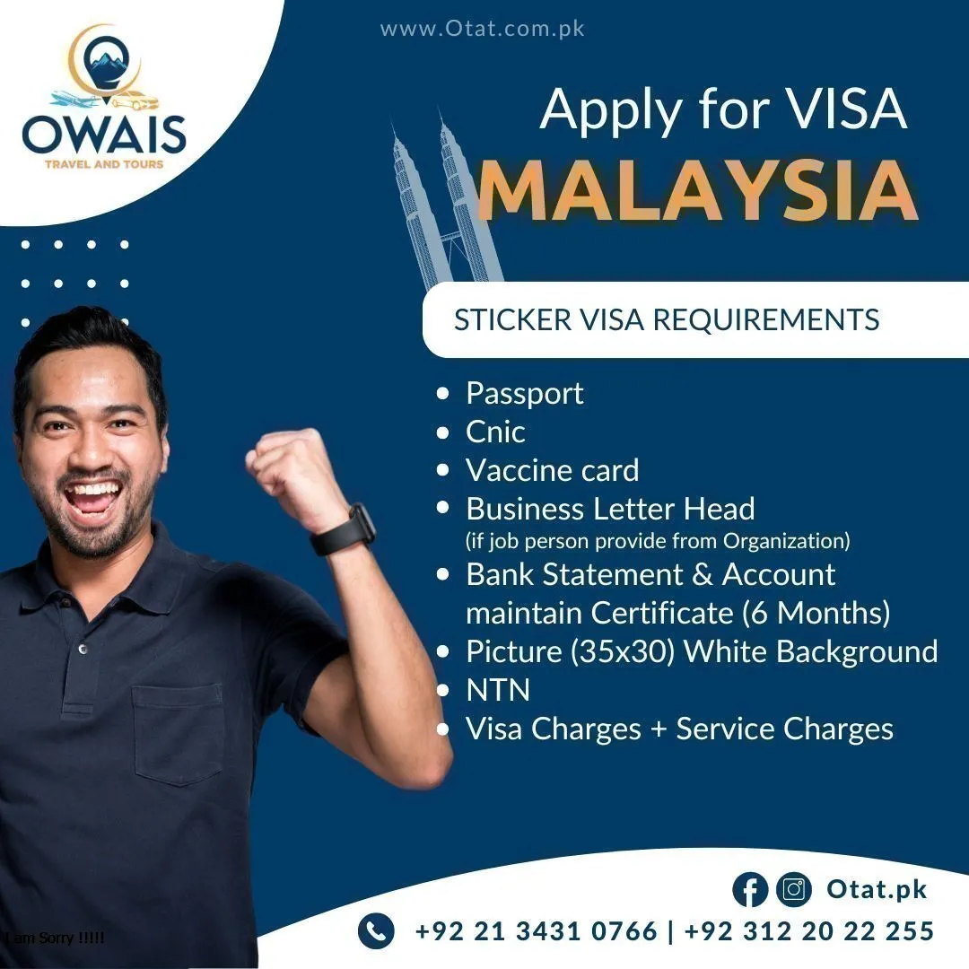 MALAYSIA STICKER VISA | AlfaMall
