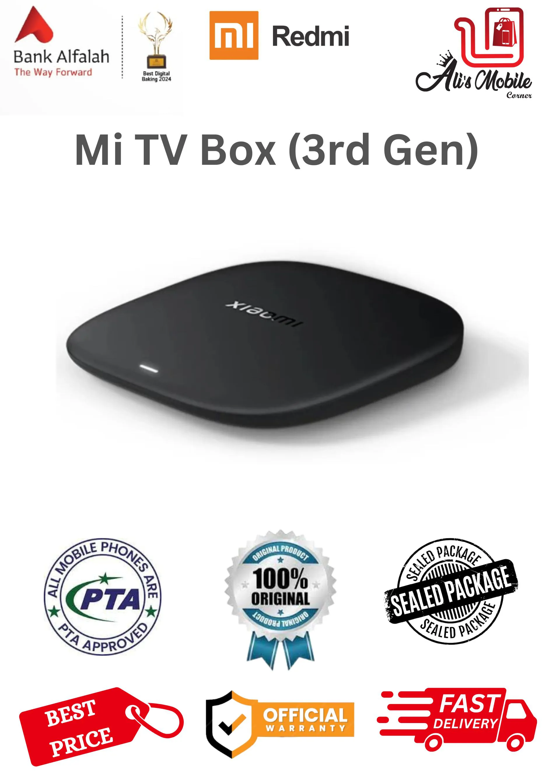 Redmi Mi Tv Box (3rd Gen) On Easy Monthly Installments By ALI's Electronics