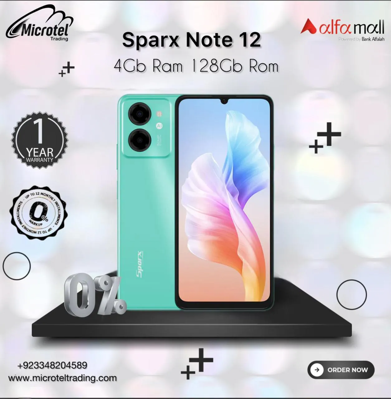 Sparx Note 12 4-128GB Official Pta Aproved 1Year Official Warranty_On ...