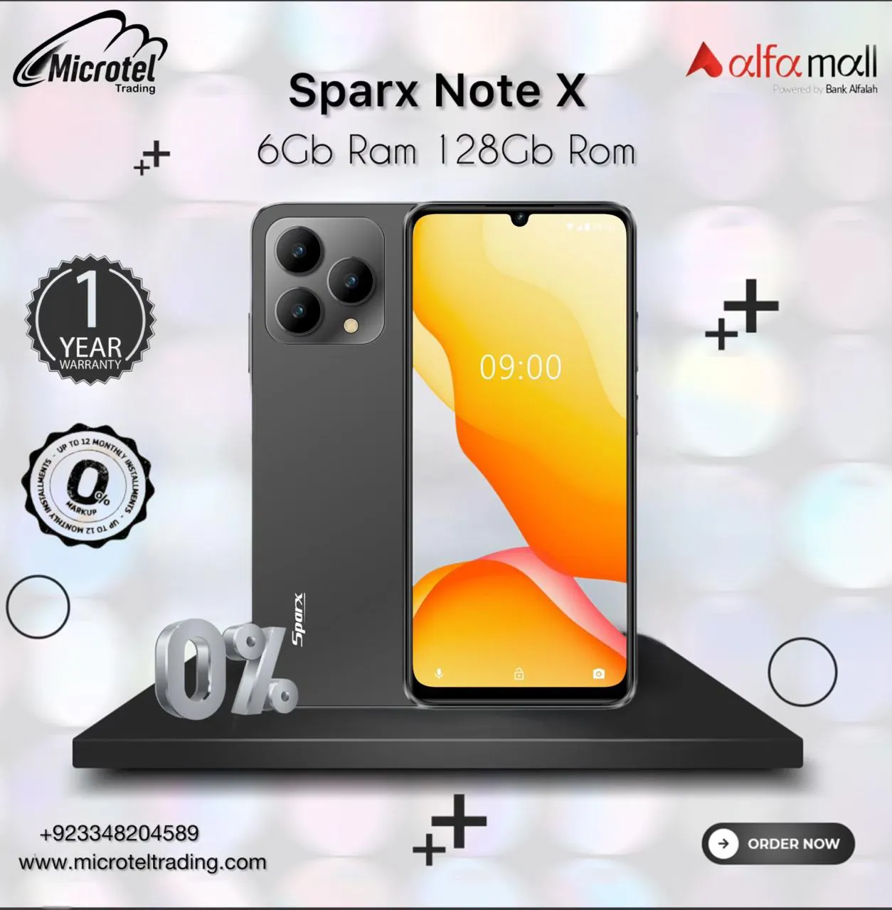 Sparx NOTE X 6-128GB Official Pta Aproved 1Year Official Warranty_On ...