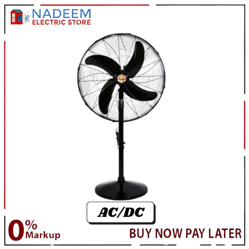 GFC AC DC Pedestal Fan Myga Copper 24 Inch Energy efficient Electrical ...