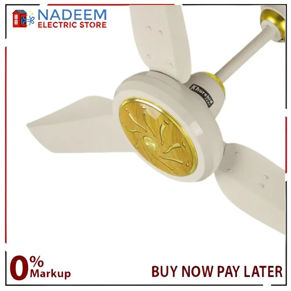 Khurshid Fan ICON (AC-DC Ceiling Fan Inverter Hybrid) - Remote Control ...