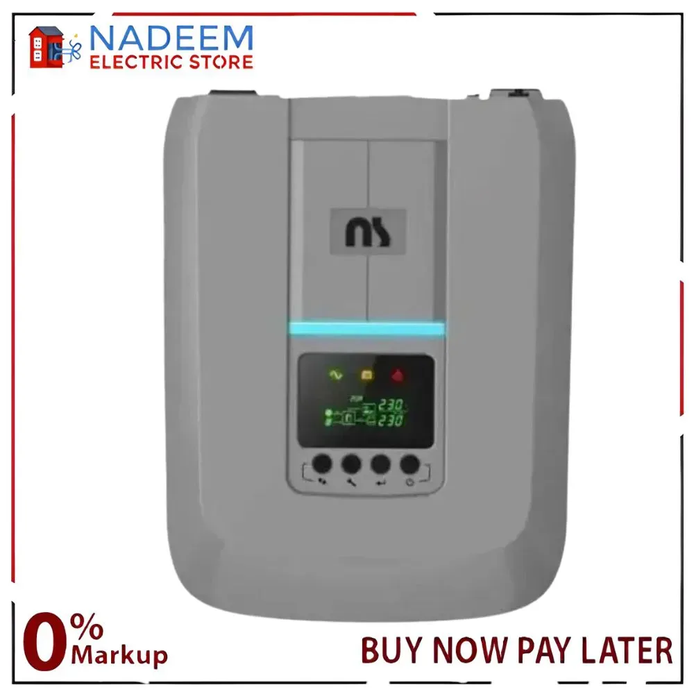 NS Max Pro1200 Solar Inverter UPS 1.0 KVA 12V DC (1000) Watt. Solar ...