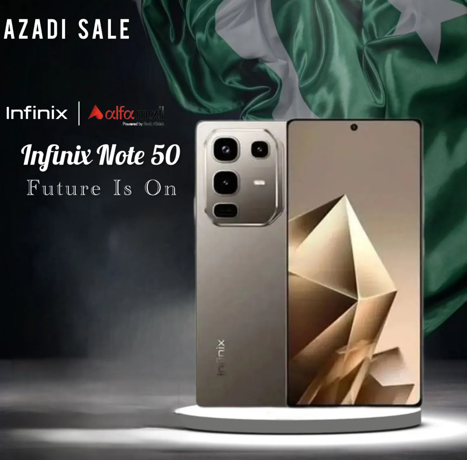 Infinix Note 50 8+8-256Gb Official Pta Approved With 1Year Official ...