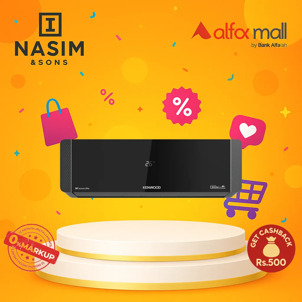 Kenwood - Air Conditioner 1.0 Ton Heat & Cool Inverter e Luxury Pro KEL ...