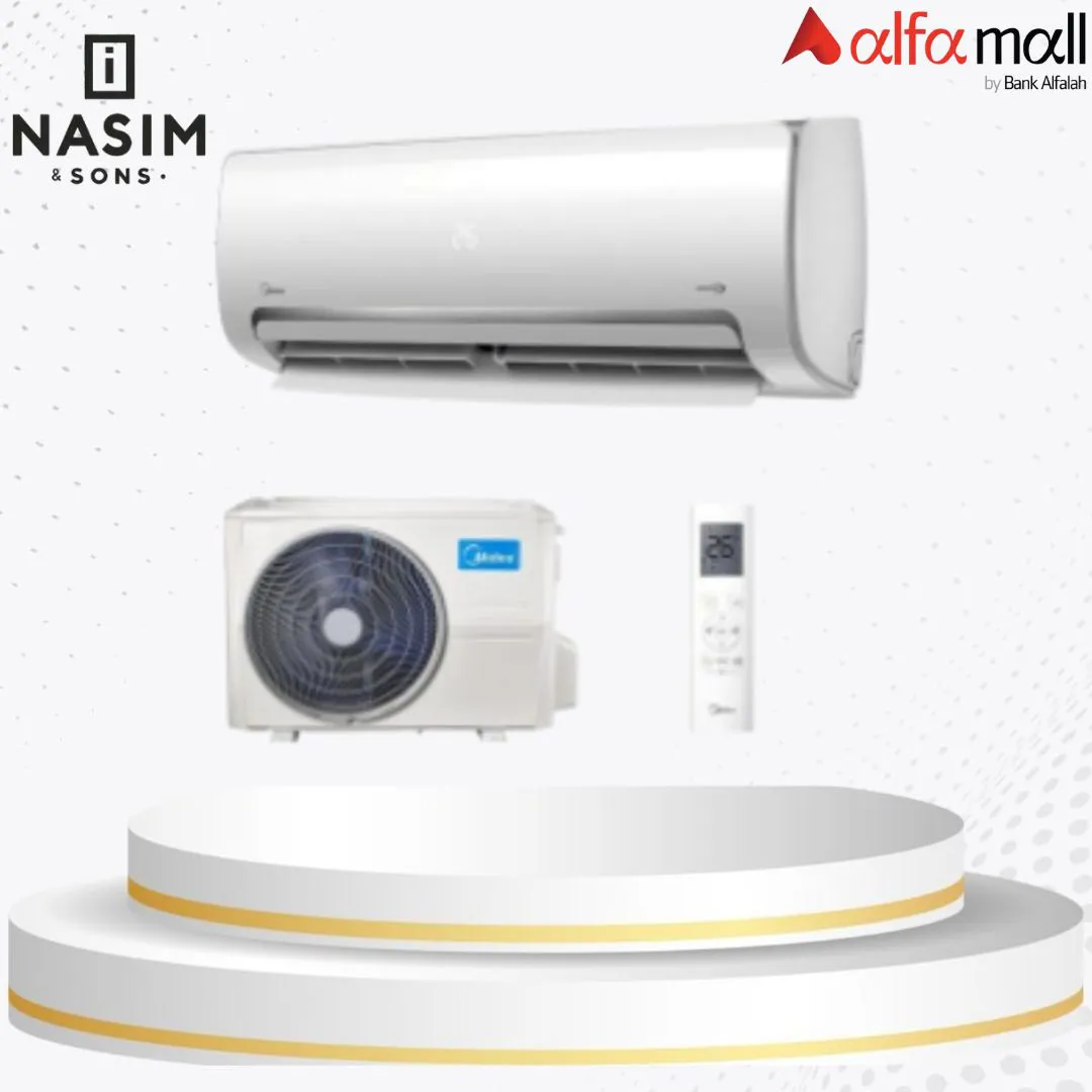 Midea - Air Conditioner 1.5 Ton Non-Inverter Cool Only - MSA-18CRN (N&S_91)