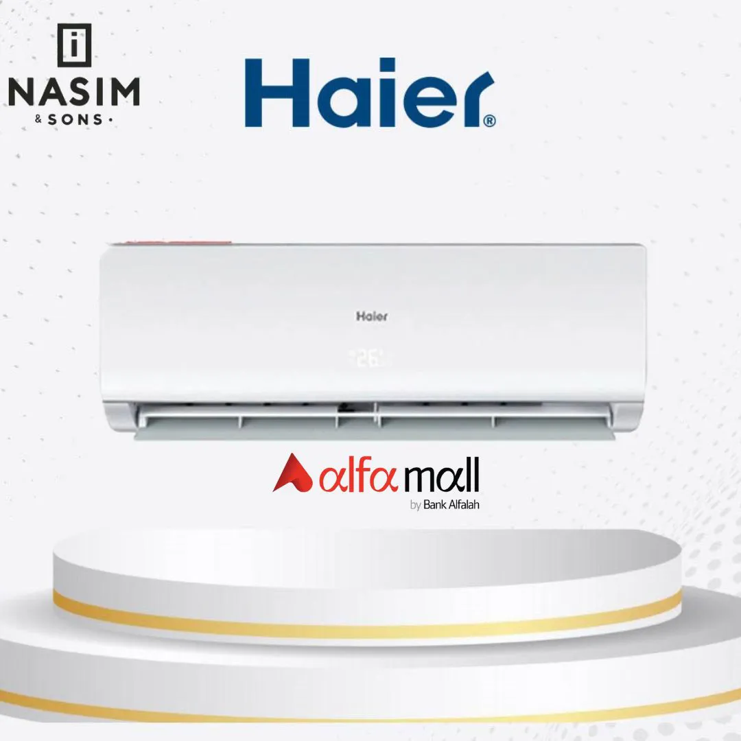 Haier - Air Conditioner 1.0 Ton Non-Inverter - HSU-12CF Grey (N&S_92)