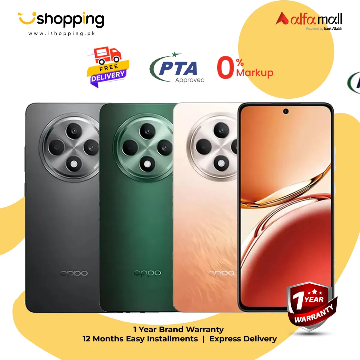 Oppo Reno 12F 5G Price in Pakistan | iShopping.pk