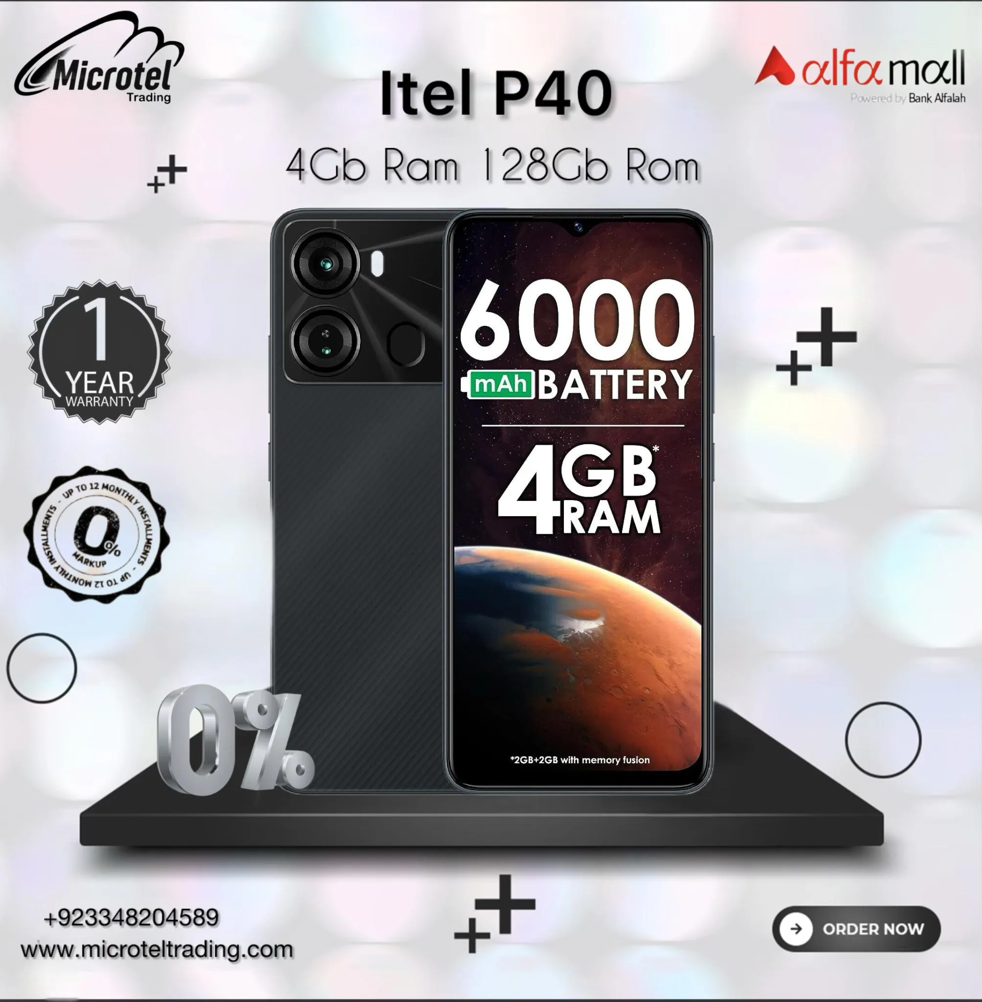 iTel P40 4GB 128GB Official Pta Aproved 1Year Official Warranty_On ...