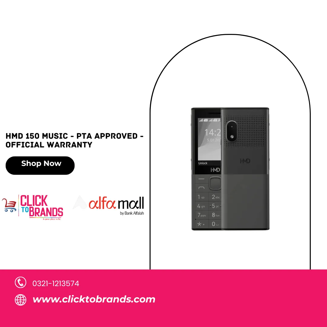 Hmd 150 Music - PTA Approved - Official Warranty