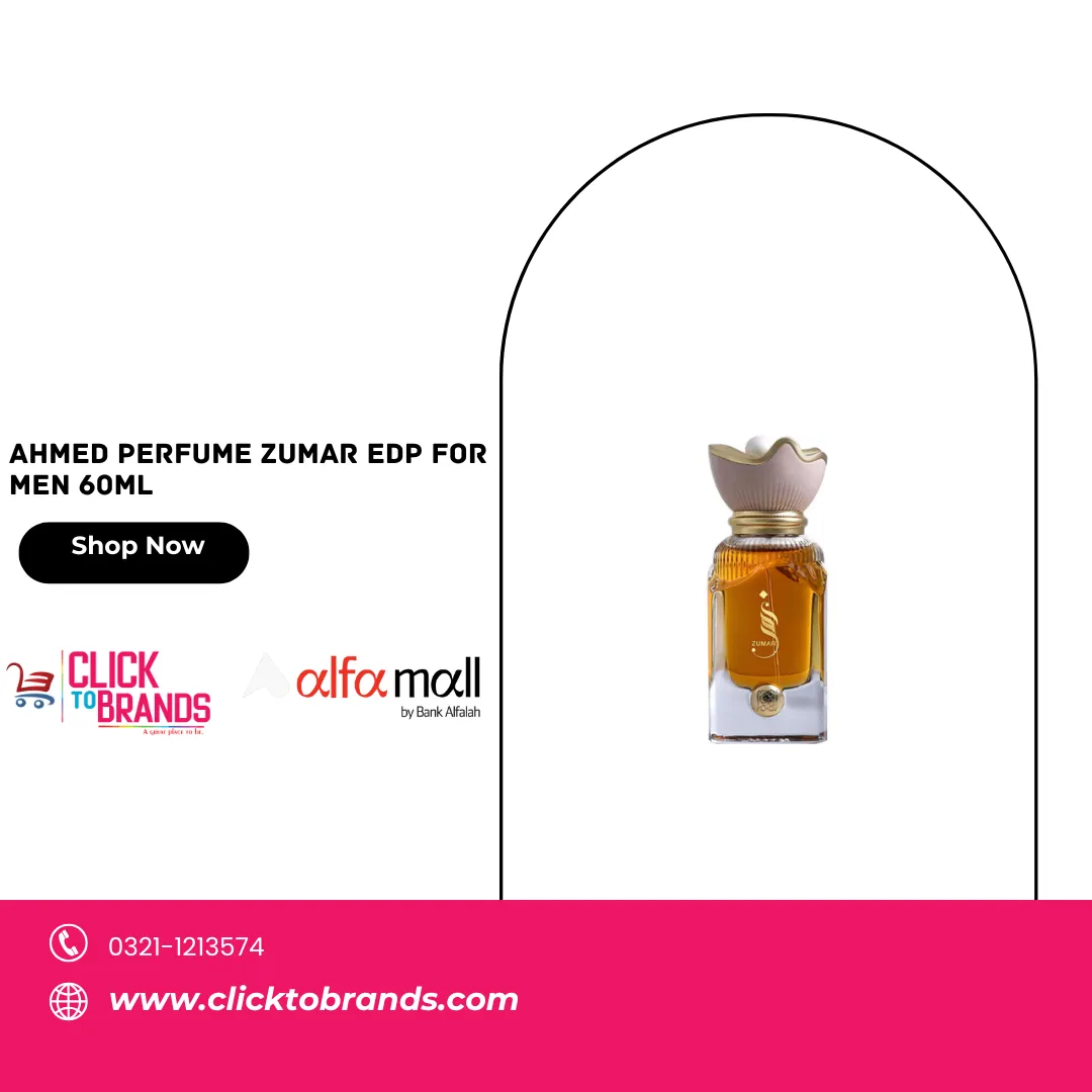 Ahmed Perfume Zumar EDP For Men 60ml