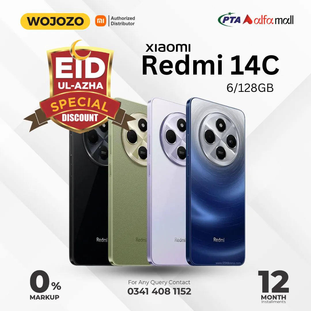 Xiaomi Redmi 14C (06GB-128GB) PTA Approved with One Year Official ...