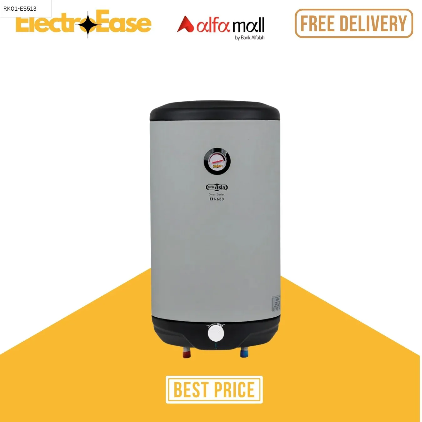 SUPER ASIA EH660 ELECTRIC GEYSER WITH 60 LITER WATER CAPACITY AT BEST ...