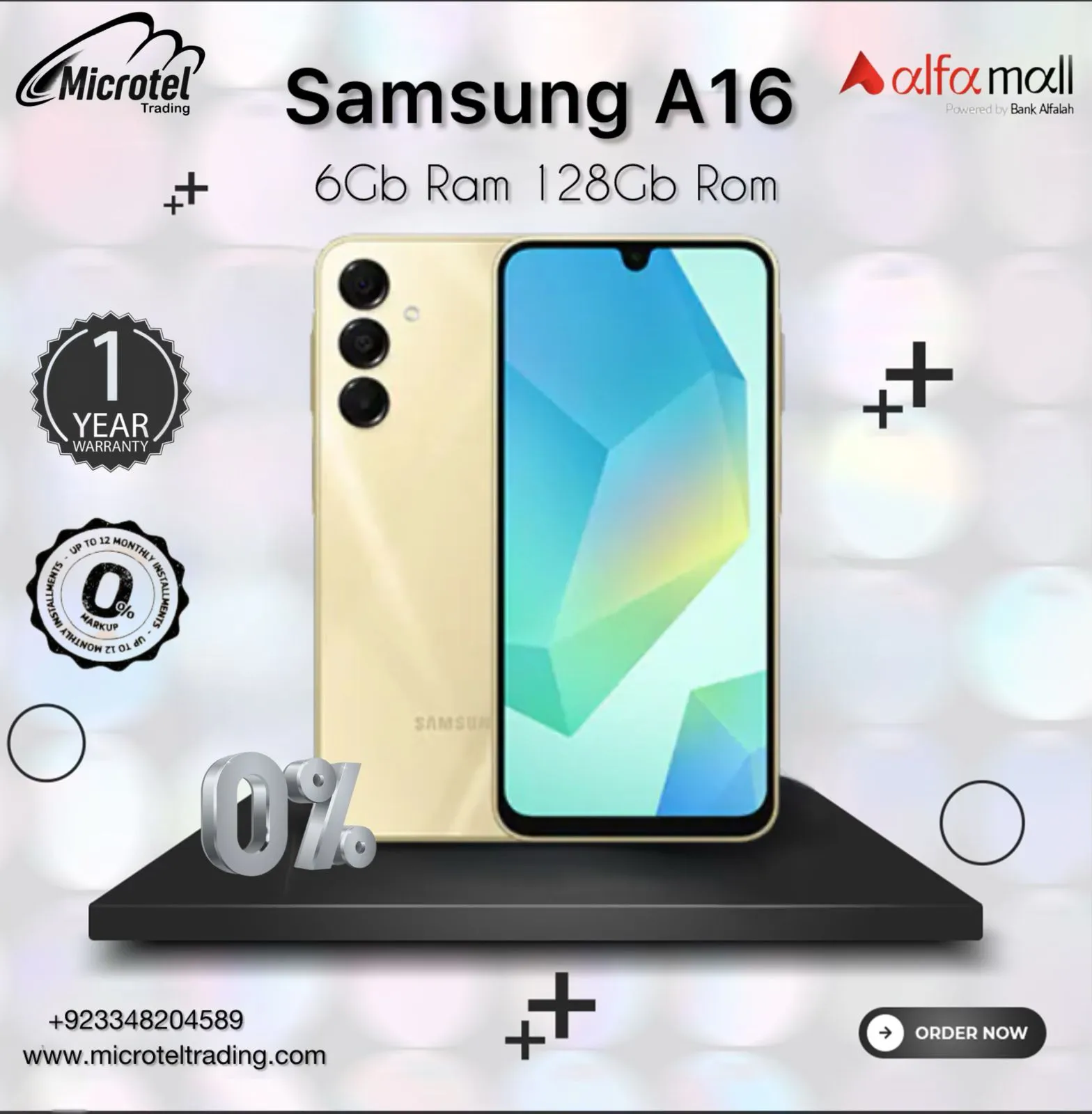 SAMSUNG A16 6GB 128GB Official Pta Aproved 1Year Official Warranty_On ...