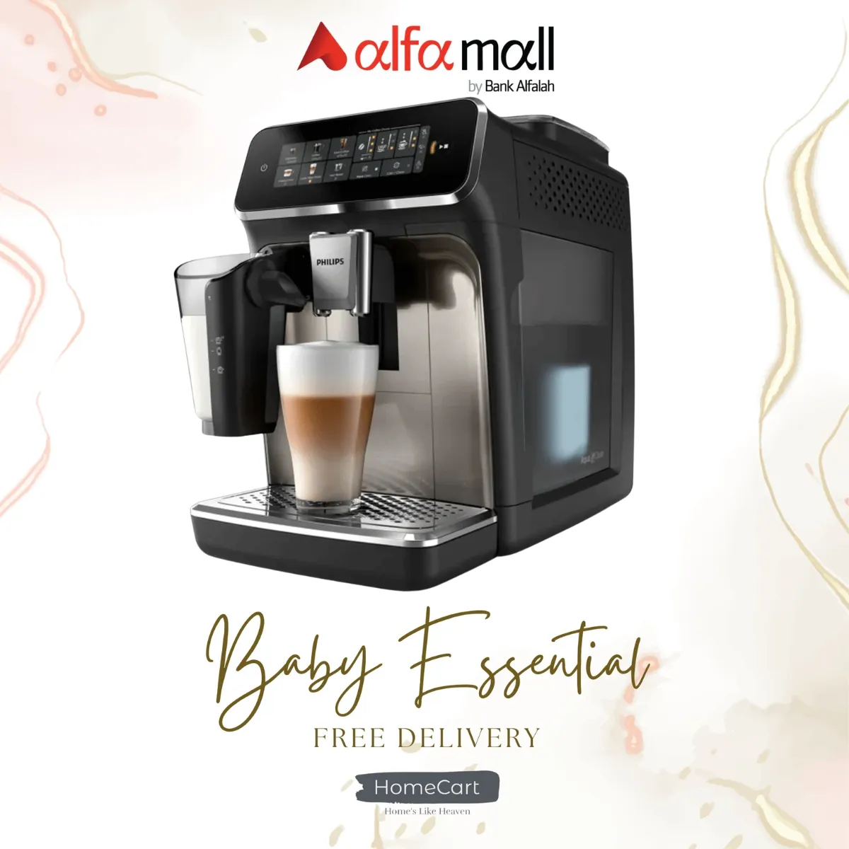 PHILIPS ESPRESSO MACHINES BLACK / CHROME EP3347/90 PRICE IN PAKSITAN