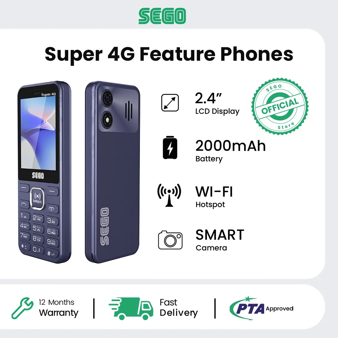 SEGO Super 4G | Wi-fi Hotspot | Fast 4G Internet | Smart Camera | AlfaMall