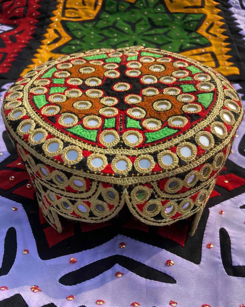 Hand-Embroidered Sindhi Topi | AlfaMall