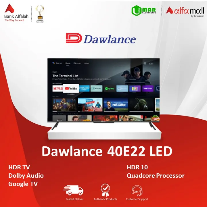 Dawlance Blaze 40 E22 40 Inch 2K HD Google TV | Smart LED | Dawlance ...
