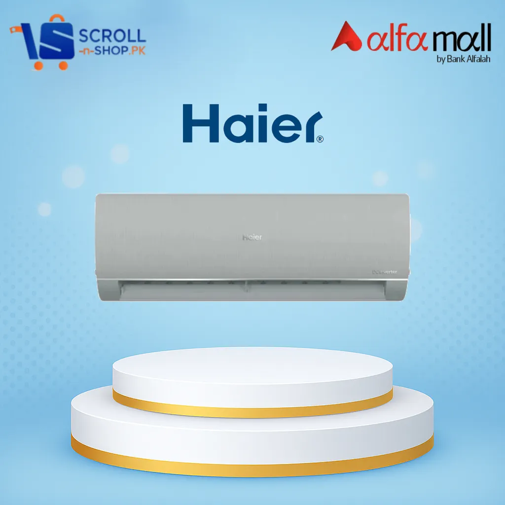 Haier - Air Conditioner 1.5 Ton T3 Inverter Heat and Cool Grey Color ...