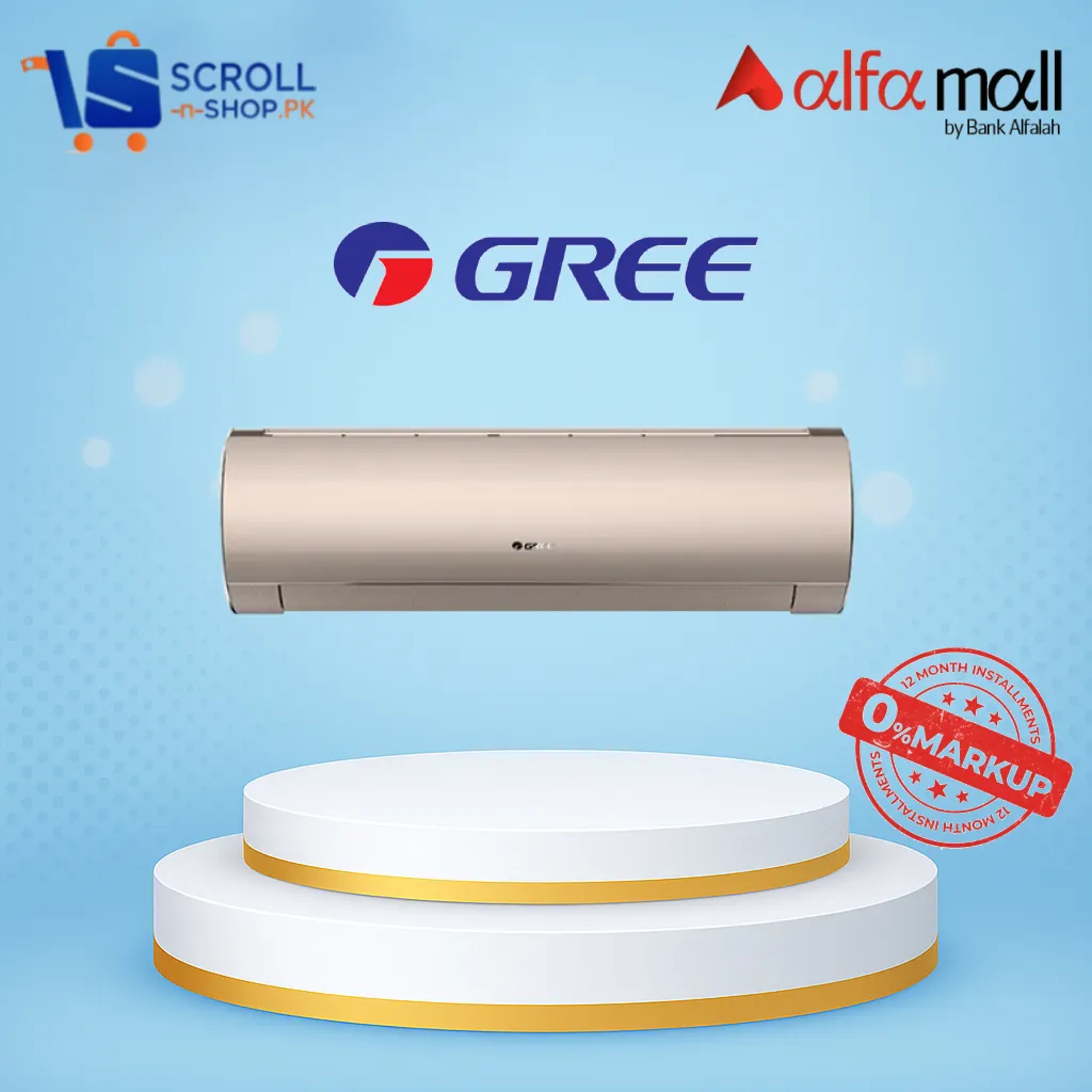 Gree - Air Conditioner 1.0 Ton Inverter Heat & Cool Fairy Series GS ...