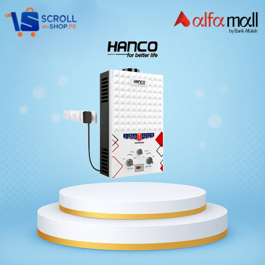 Hanco - Instant Gas Geyser White Body - HIG-710 WB - (SNS_180B)