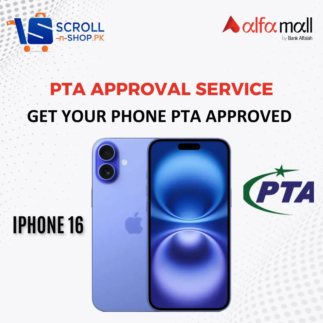 PTA Official Approval Service - IPHONE 16 (SNS_315)
