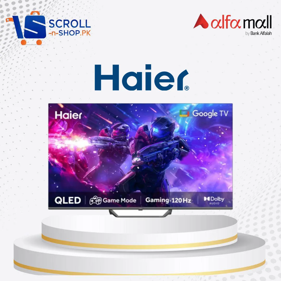 Haier - Q-LED Google TV 32 Inches Bazel Less - 32S80EFX (SNS)
