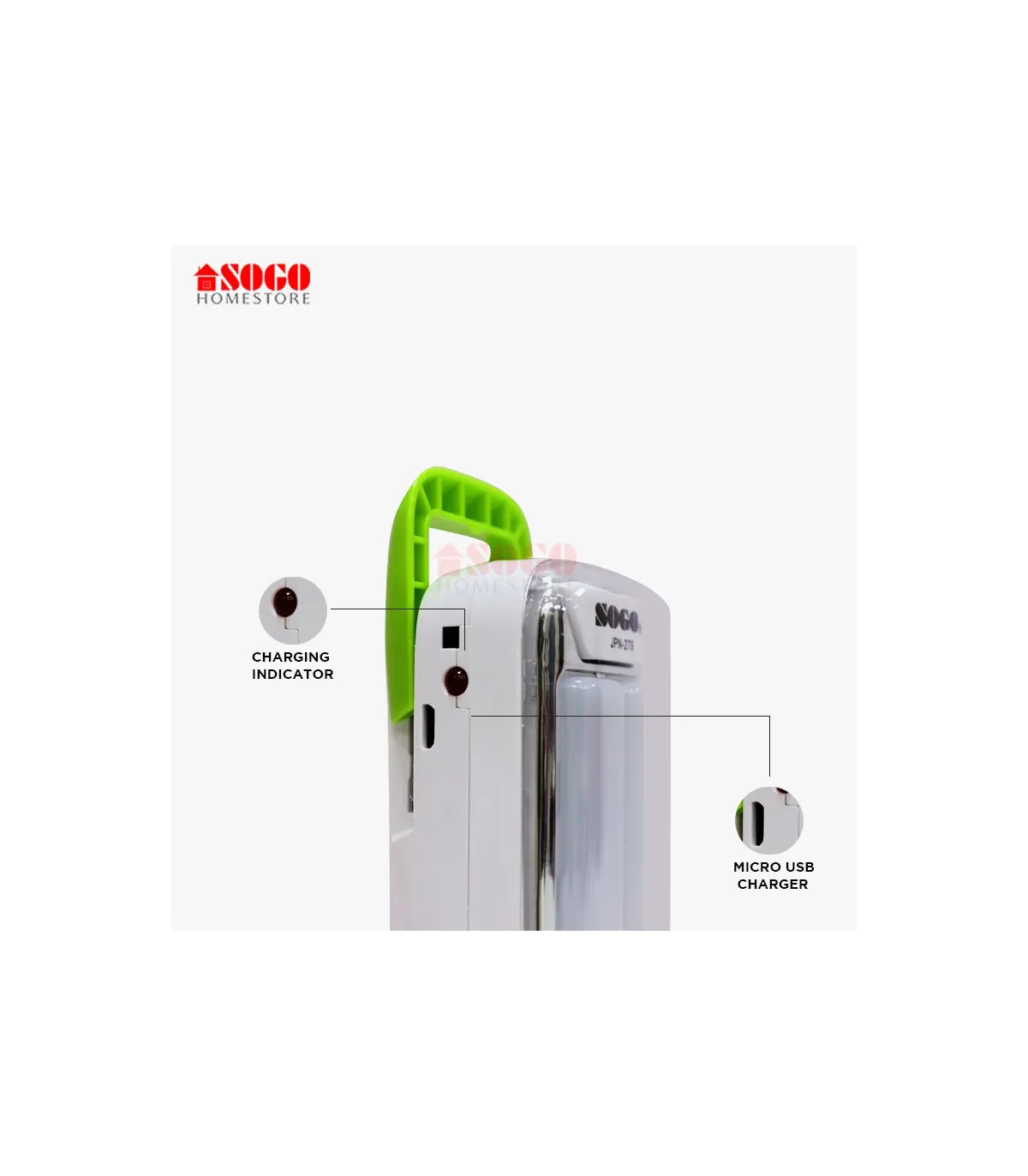 Sogo Rechargeable Emergency Led Lantern Light (JPN-279)