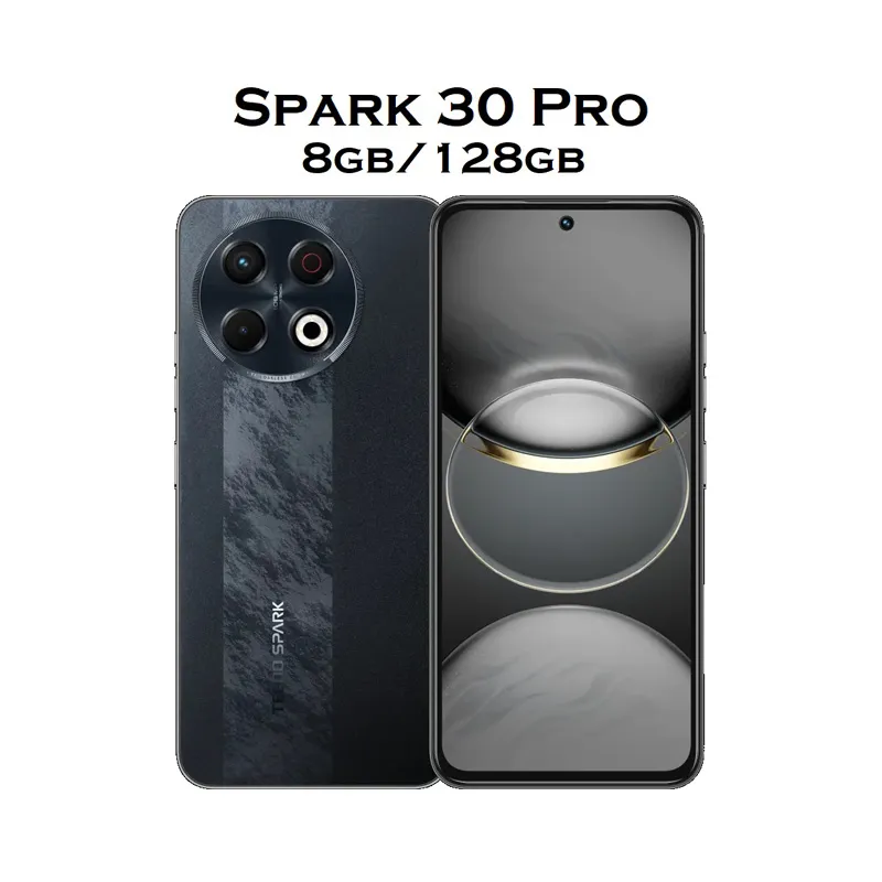 Tecno Spark 30 Pro - 8GB RAM - 128GB ROM - Artic Glow - (Installments)