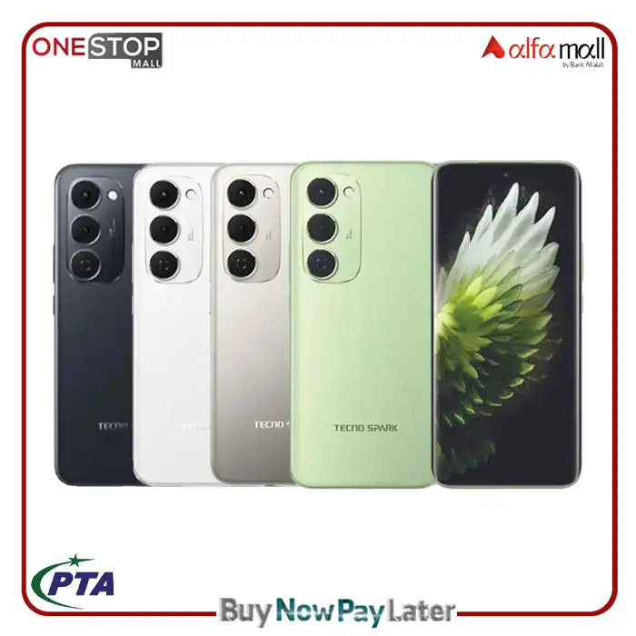 Tecno Spark 40 Pro Plus - PTA Approved - 8GB Ram - 256GB Rom - Available All Colours On ...