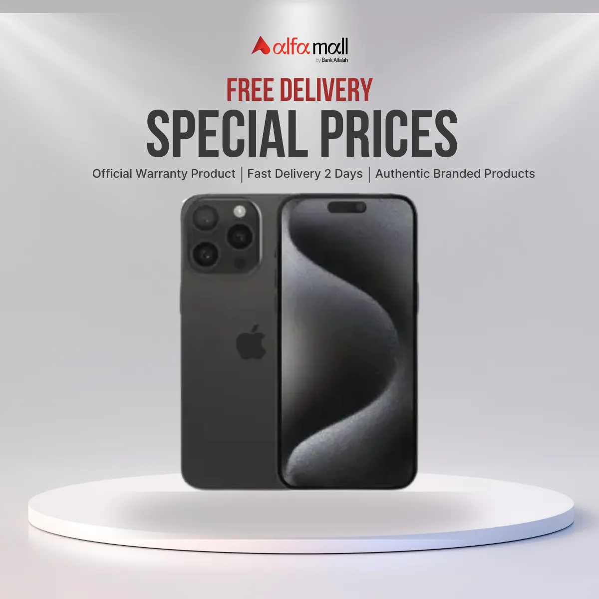 Apple iPhone 15 Pro Max 256GB - Black