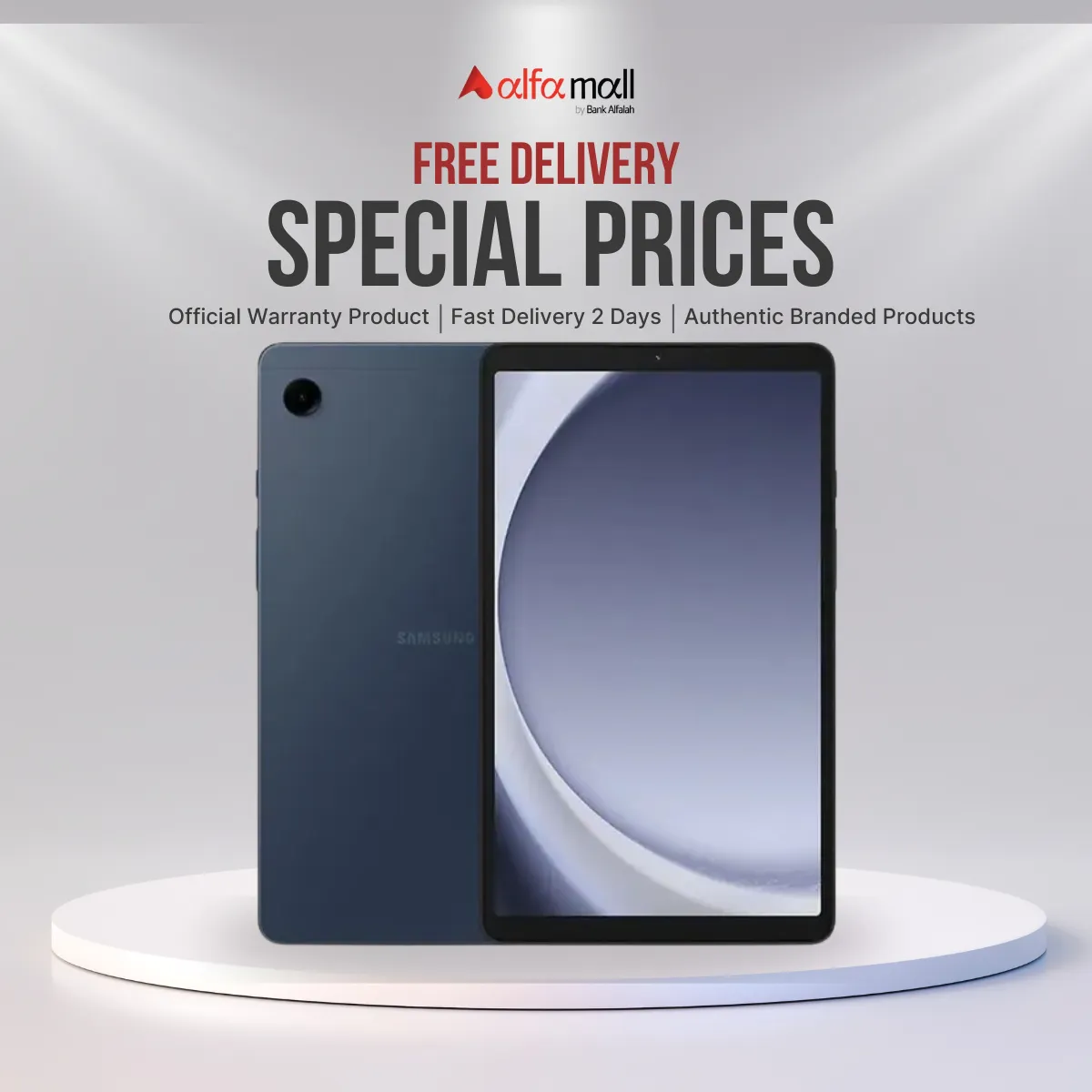 Samsung Galaxy Tab A9 PLUS 8GB RAM 128GB Storage 11 inch PTA Approved -Grey