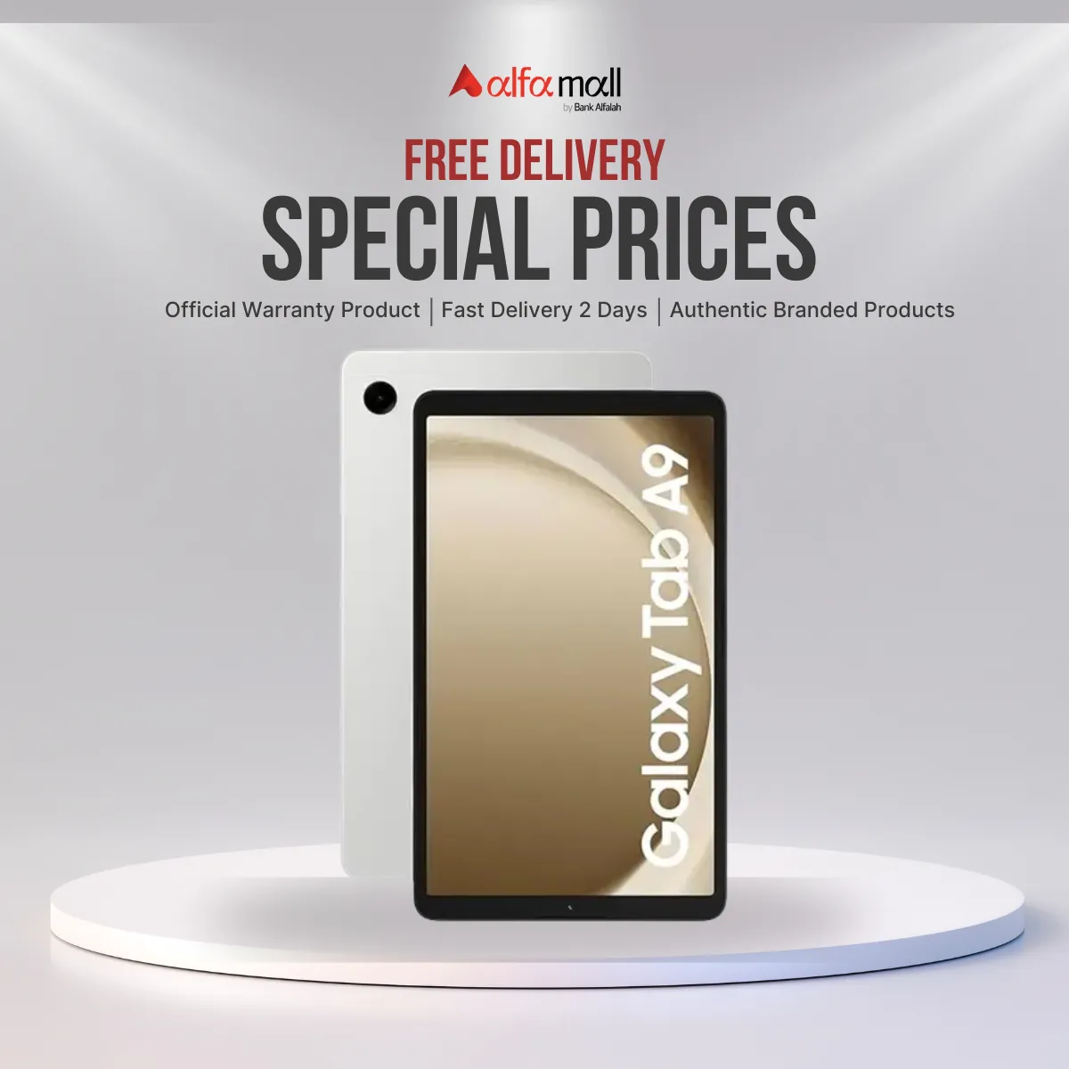 Samsung Galaxy Tab A9 Plus 8GB RAM 128GB Storage 11 inch WIFI - Silver