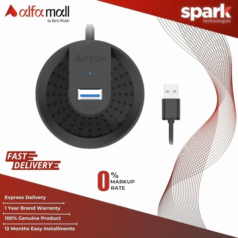 A4TECH HUB-30 USB 3.0 Hub SuperSpeed Expansion for Maximum Efficiency ...