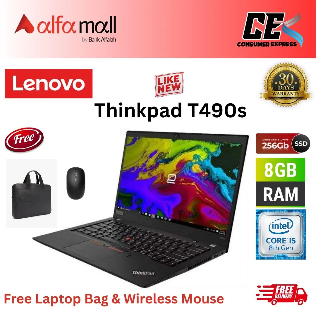 Lenovo ThinkPad T490s Core i5 8th Gen Business Laptop