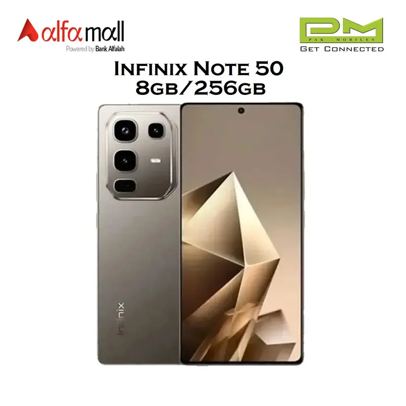 Infinix Note 50 - 8GB RAM 256GB ROM - Titanium Gray - Other Banks
