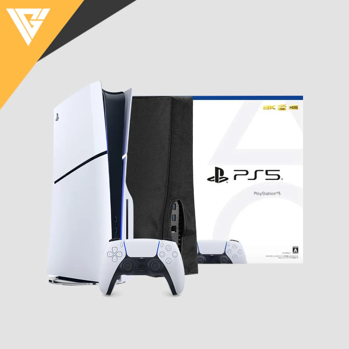 PS5 Slim Disc Edition Bundle with Free Dust Cover By Venture Games ...