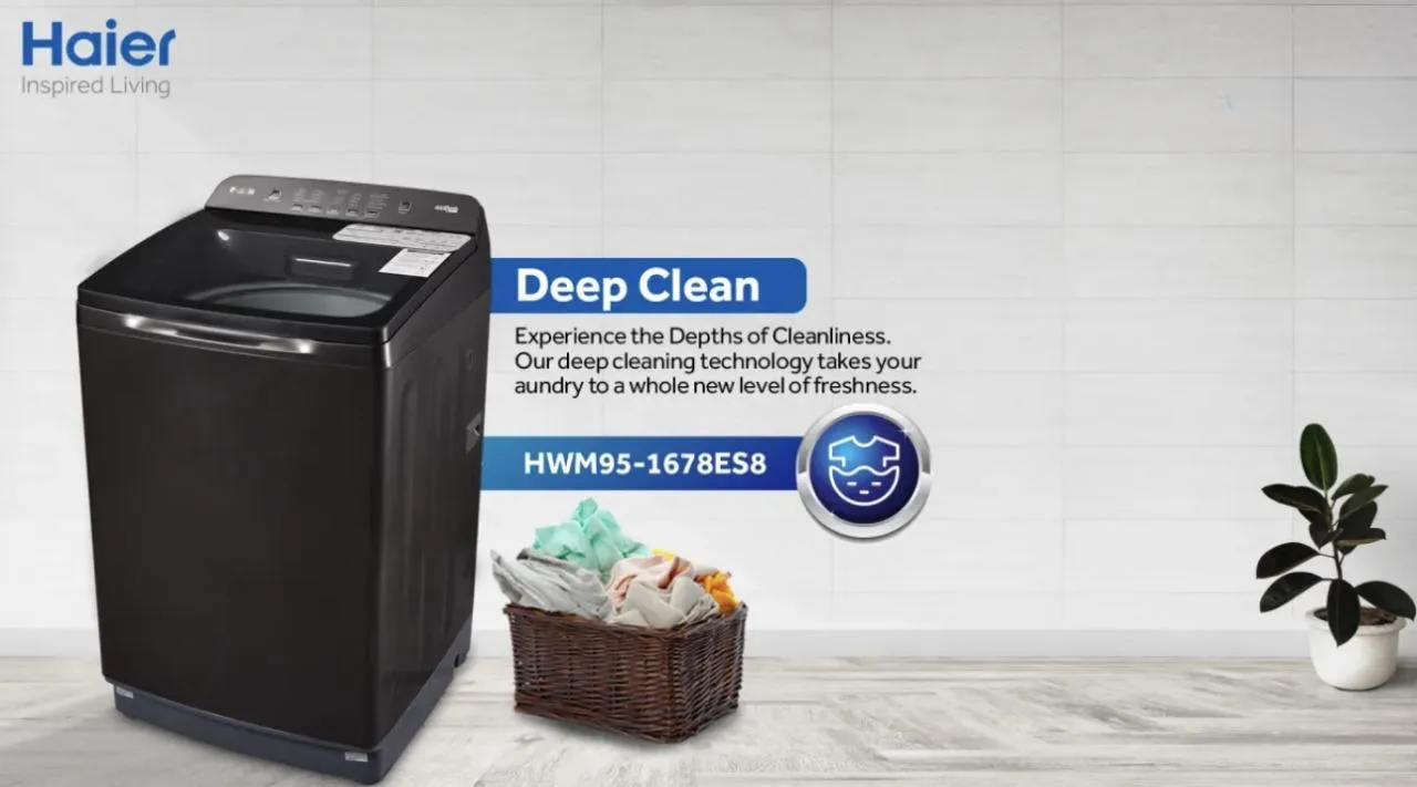 HAIER 10KG HWM 100-1678ES8 AUTOMATIC TOP LOAD WASHING MACHINE 2025 Model