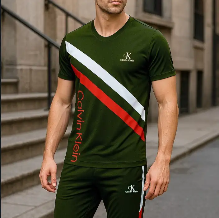 Men's front 2 strips dashing looks track suits_by_trendy_outfit | AlfaMall