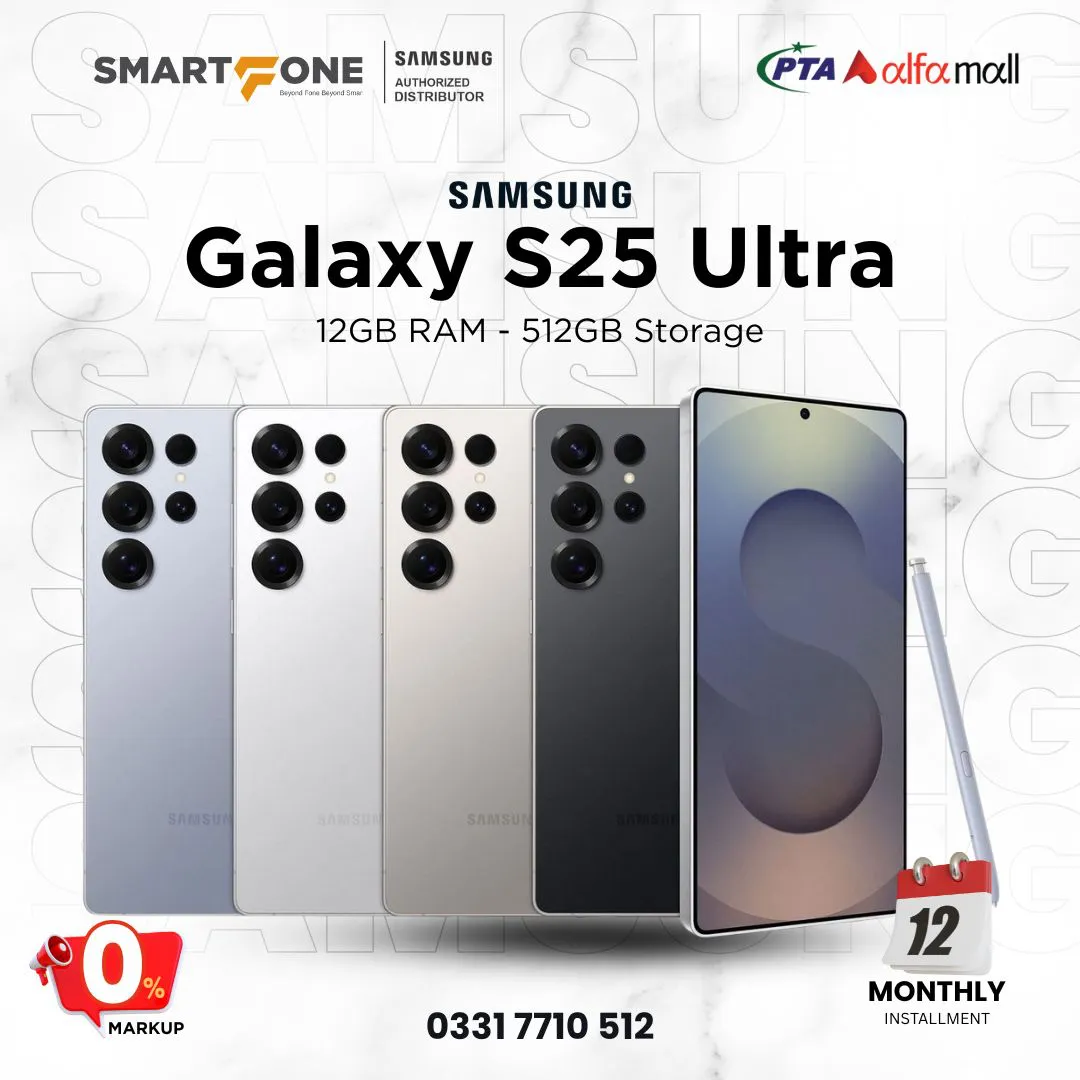 Samsung Galaxy S25 Ultra 5G (12GB RAM and 512GB Storage) with One Year ...