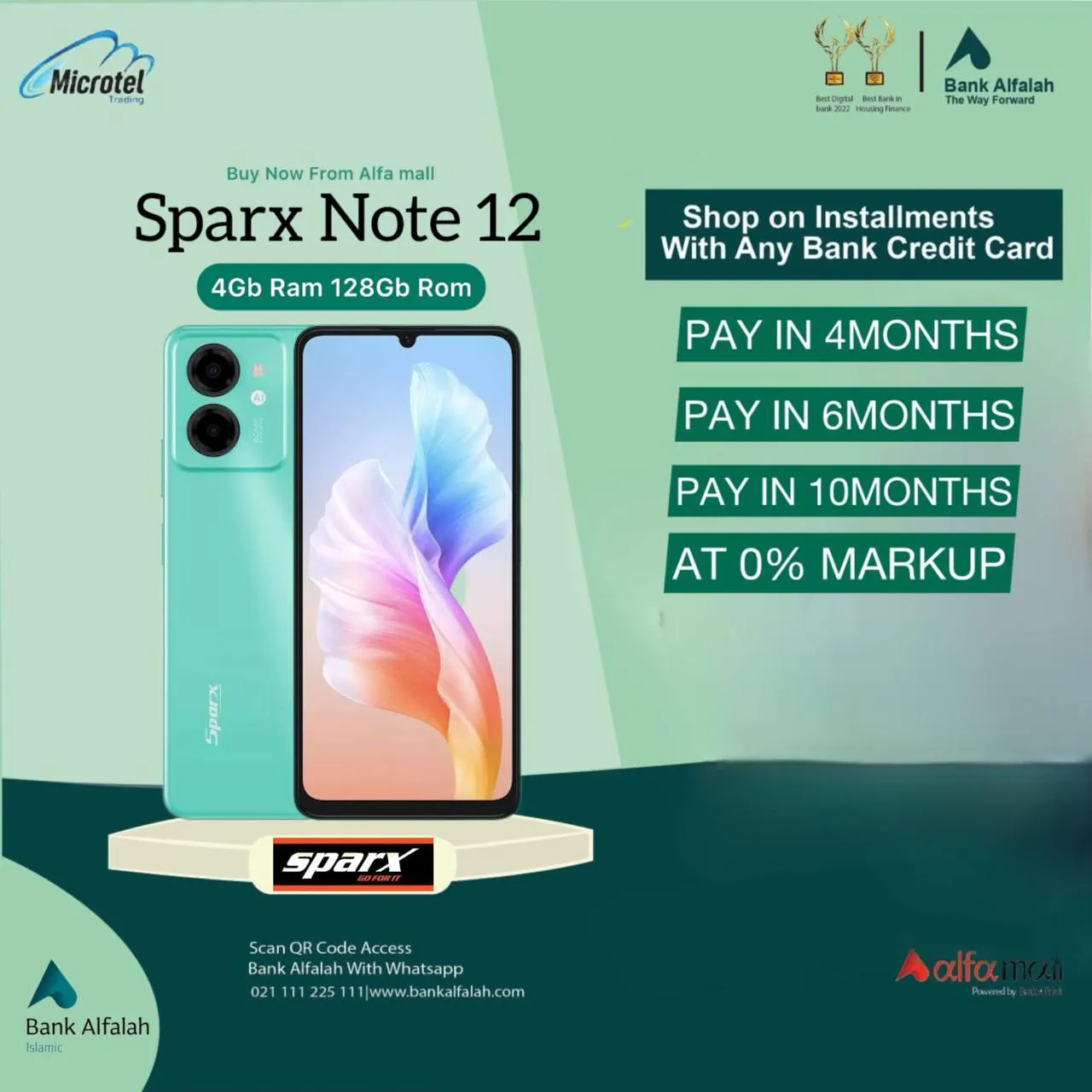Sparx Note 12 4GB 128GB Official Pta Aproved 1Year Official Warranty_On ...