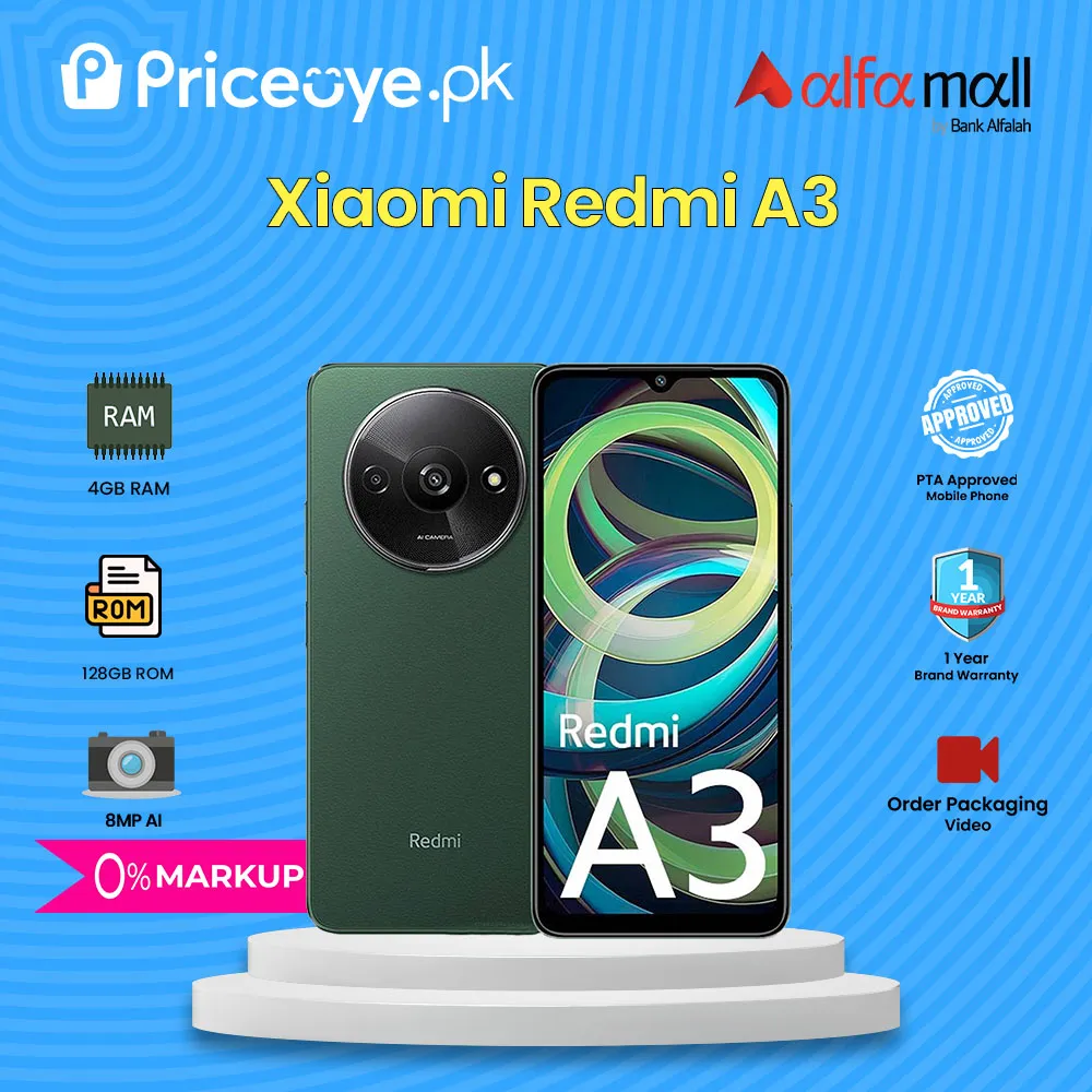 Xiaomi Redmi A3 4GB 128GB Easy Monthly Installment By Priceoye