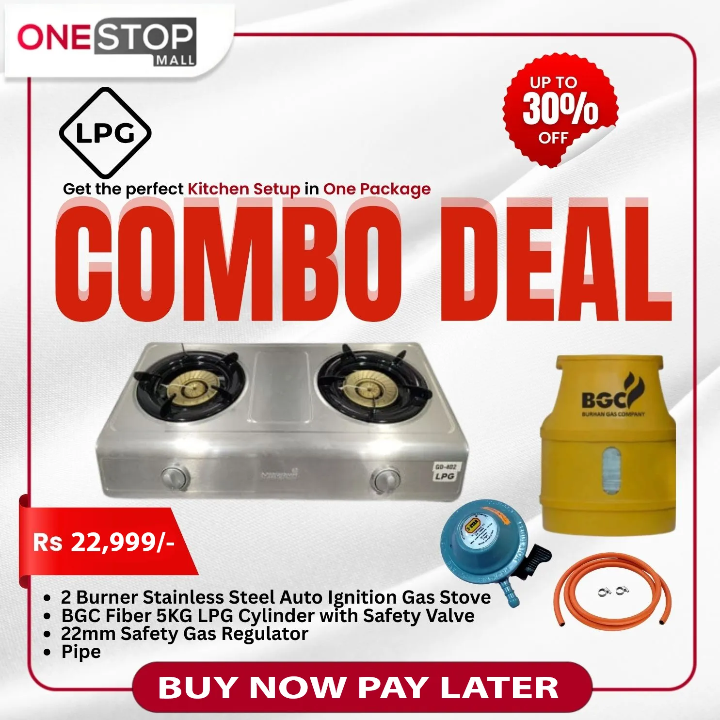 LPG Package Murphy LPG Gas Stove GD-402 Murphy LPG Cylinder Composite ...