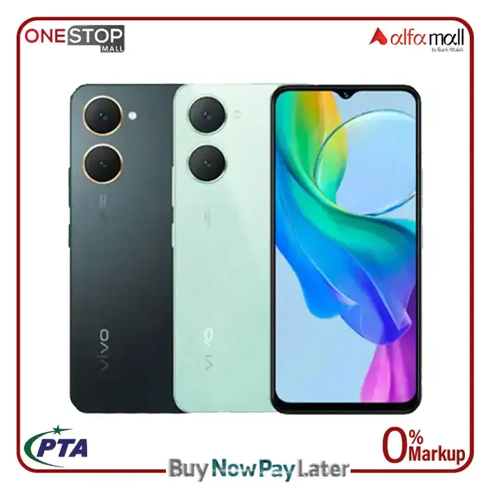 Vivo Y03 - PTA Approved - 4GB Ram - 64GB Rom - On Installments | AlfaMall