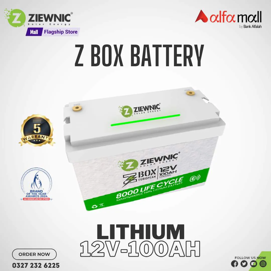 ZIEWNIC LITHIUM BATTERY POWER BANK 12V 100AH By Ziewnic Solar Energy ...